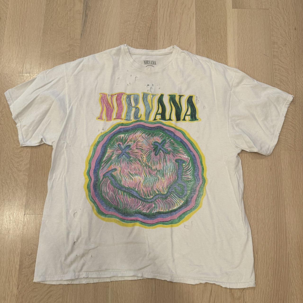 Urban Outfitters oversized nirvana shirt One size | Depop