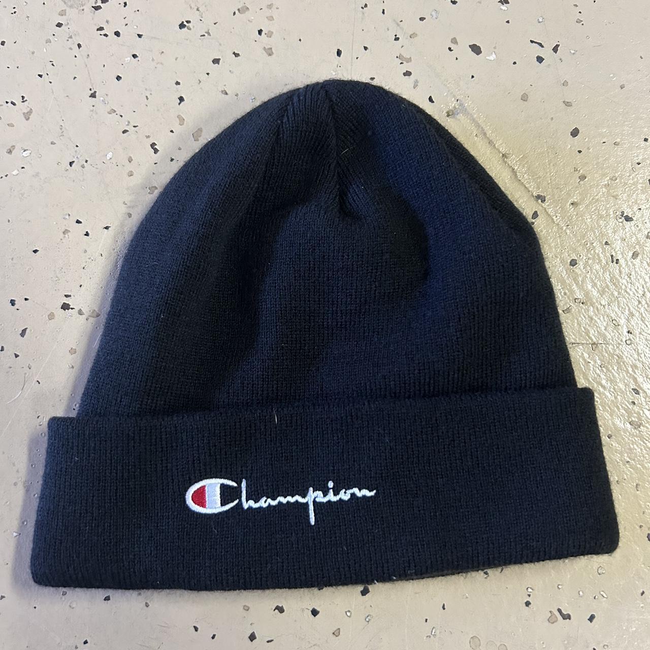 Champion Beanie - Depop