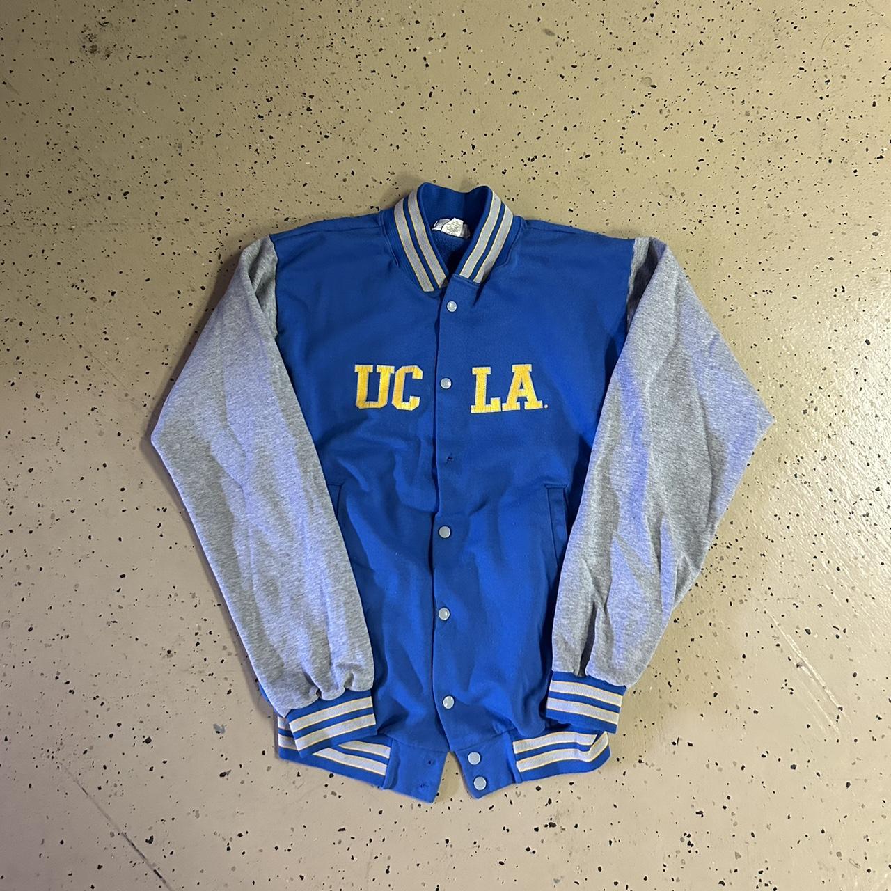 UCLA Button Up Jacket Size: Medium Condition:... - Depop