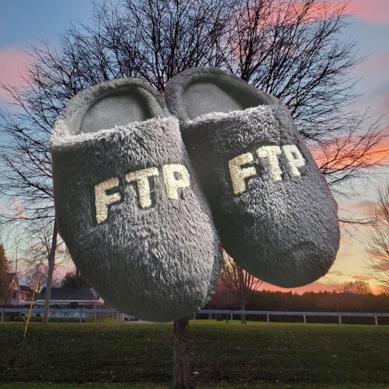 Worn FTP Fuzzy Slides These comfy as fck and are... - Depop