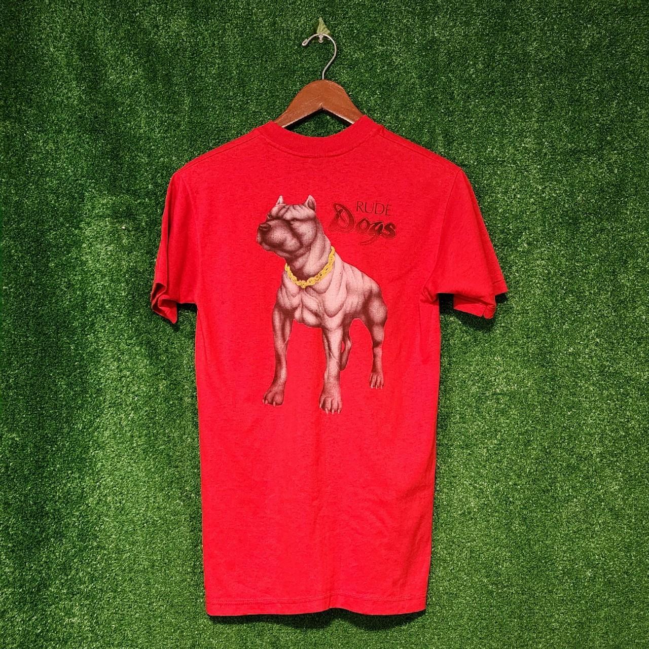 Vintage 90's Rude Dogs California Pitbull... - Depop