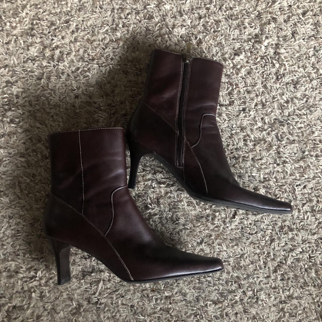 Anne Klein Women's Brown Boots | Depop