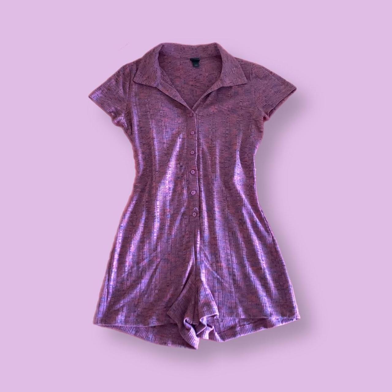 Target Wild Fable Ribbed Knit Romper; only worn... - Depop