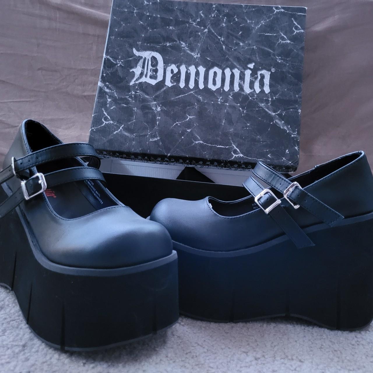 Demonia (Kera-08) Mary Jane platforms in Size 7!... - Depop