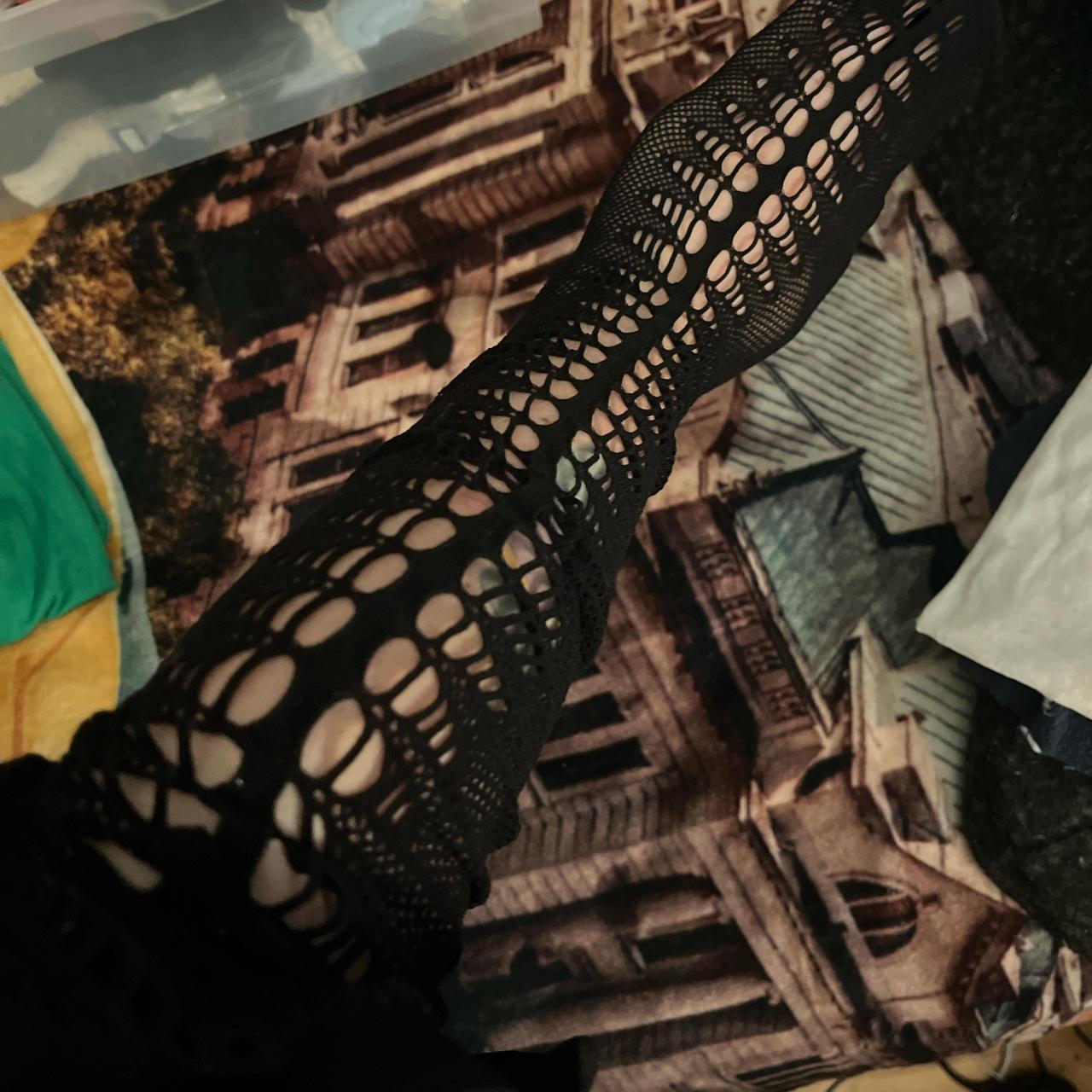 Black fishnet tights #goth #emo Steampunk tights, so... - Depop