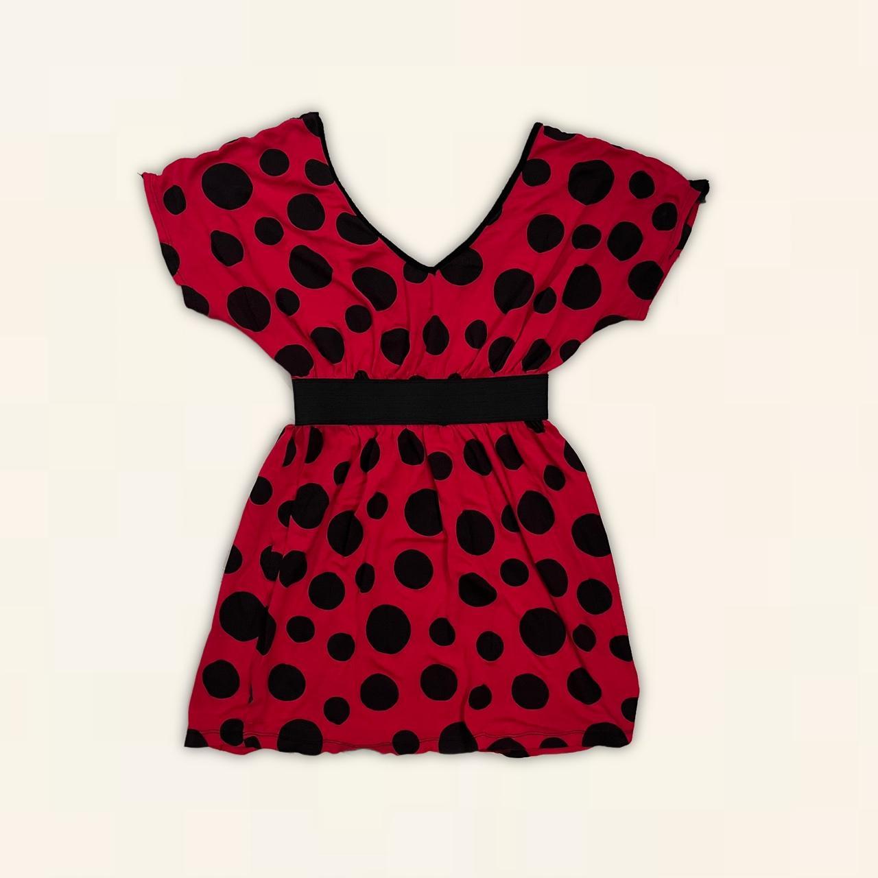 vintage early 2000s grunge rue 21 red and black... | Depop