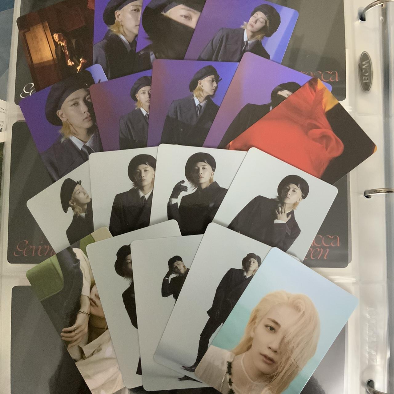 Jeonghan Attacca carver includes 18 photocards. see... - Depop