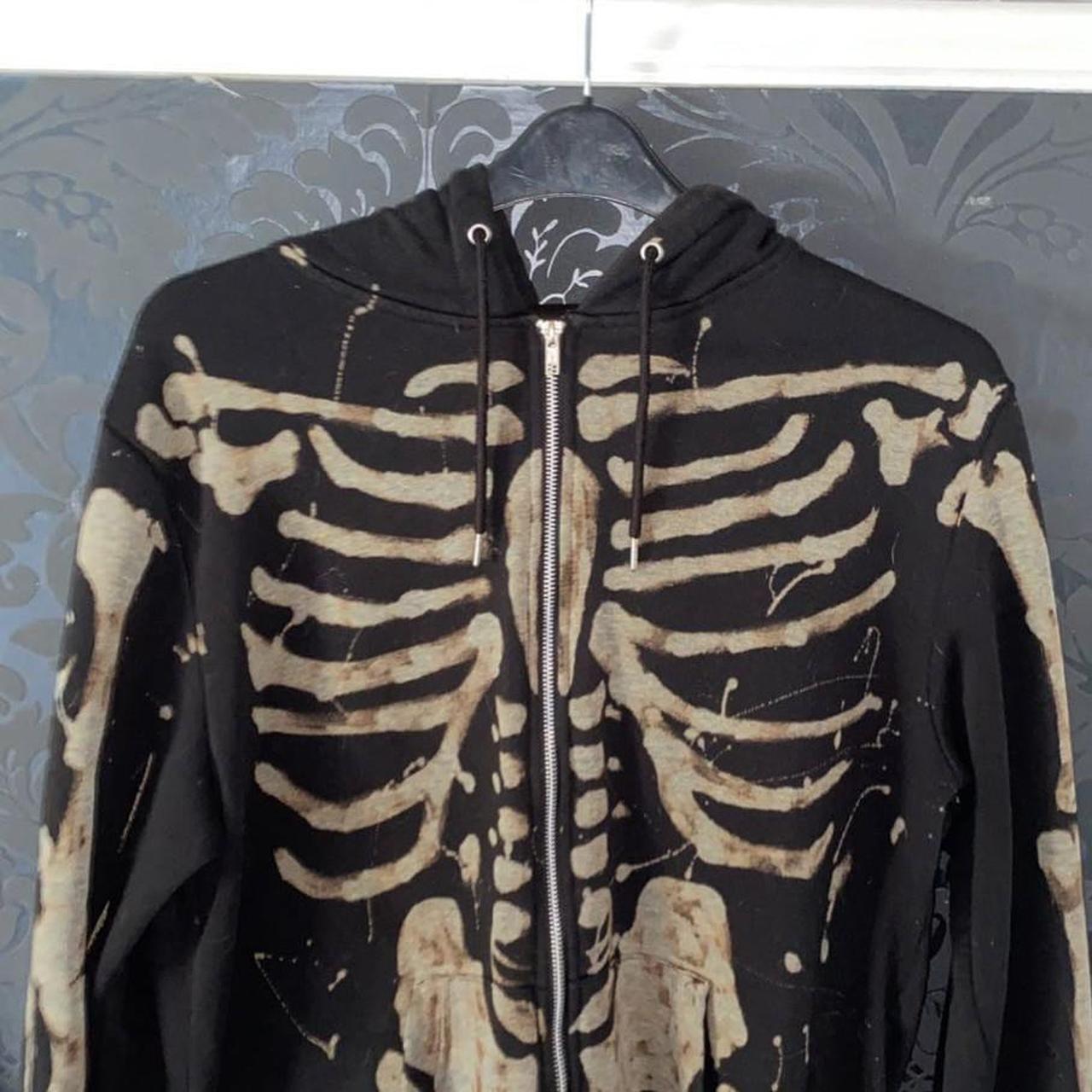 Bleached Ribcage Skeleton Hoodies 💀 Each hoodie is... - Depop