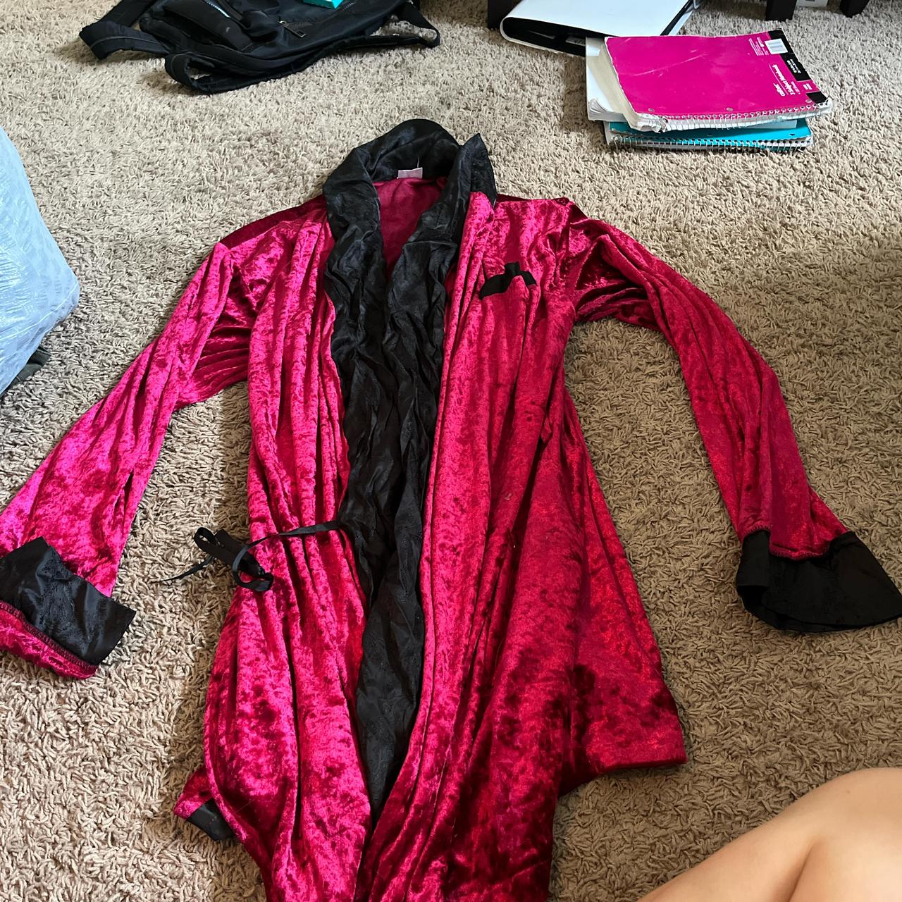 Hugh Hefner robe. Worn once. From spirit Halloween.... - Depop