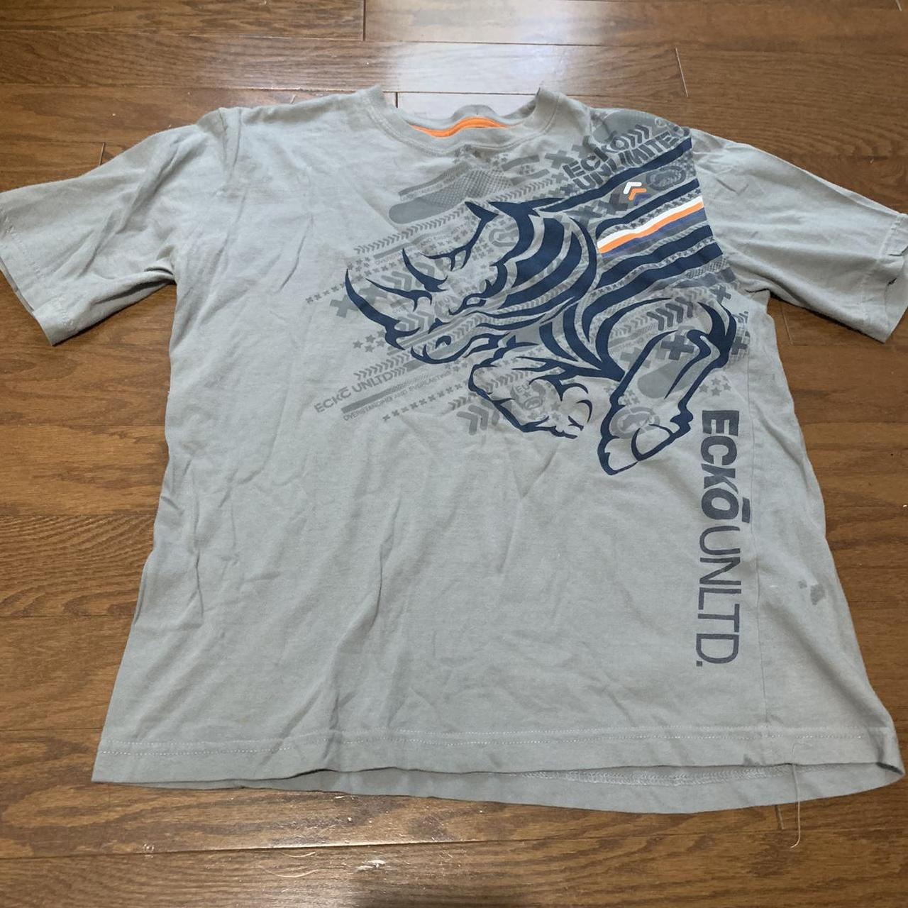 crazy cool ecko unltd shirt (need gone)#ecko#baggy#y2k - Depop
