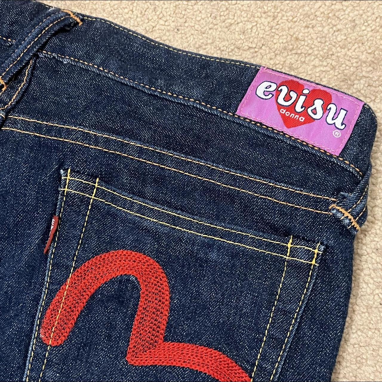 authentic hello kitty x evisu jeans super... | Depop