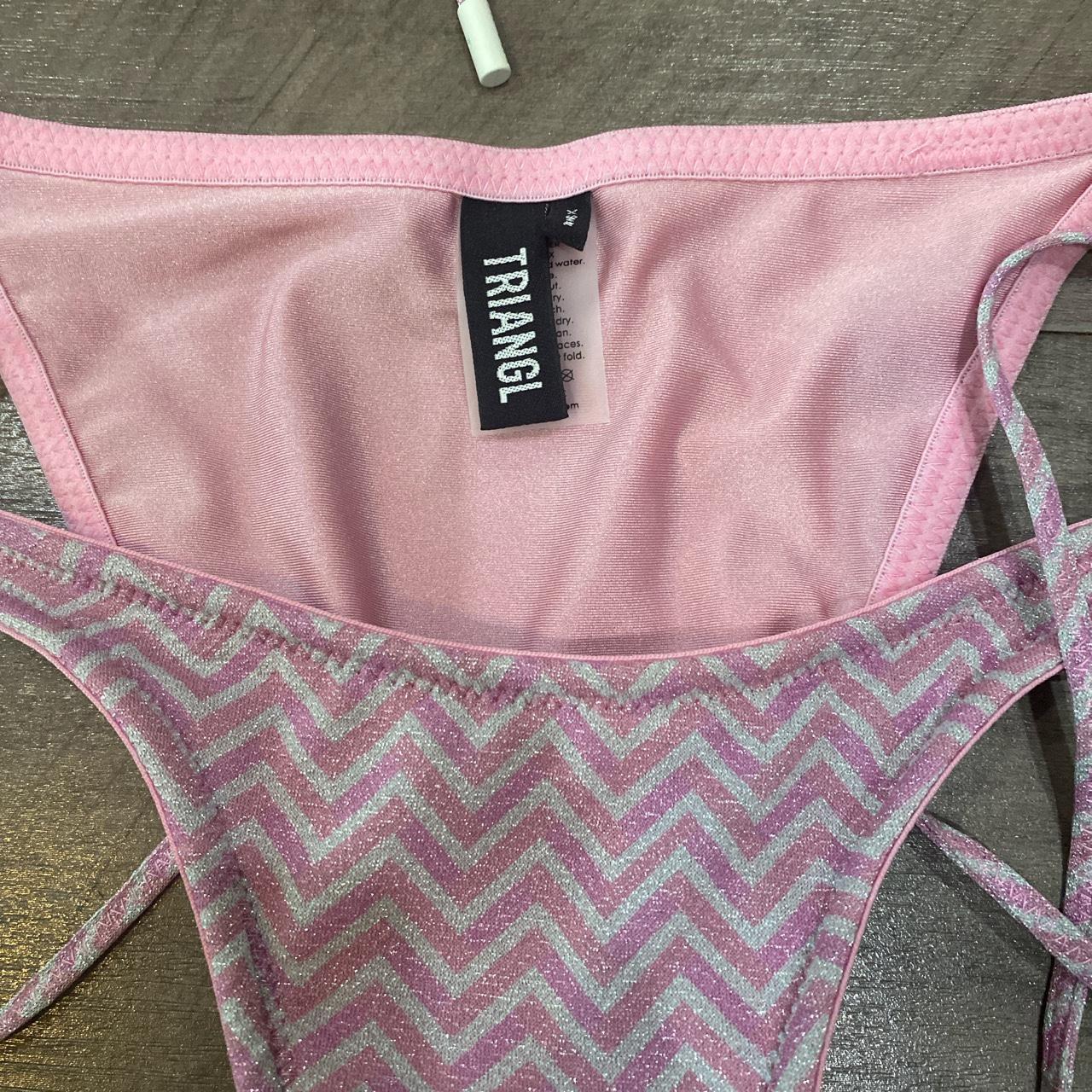Striped triangl bikini set ! Not sold anymore on... - Depop