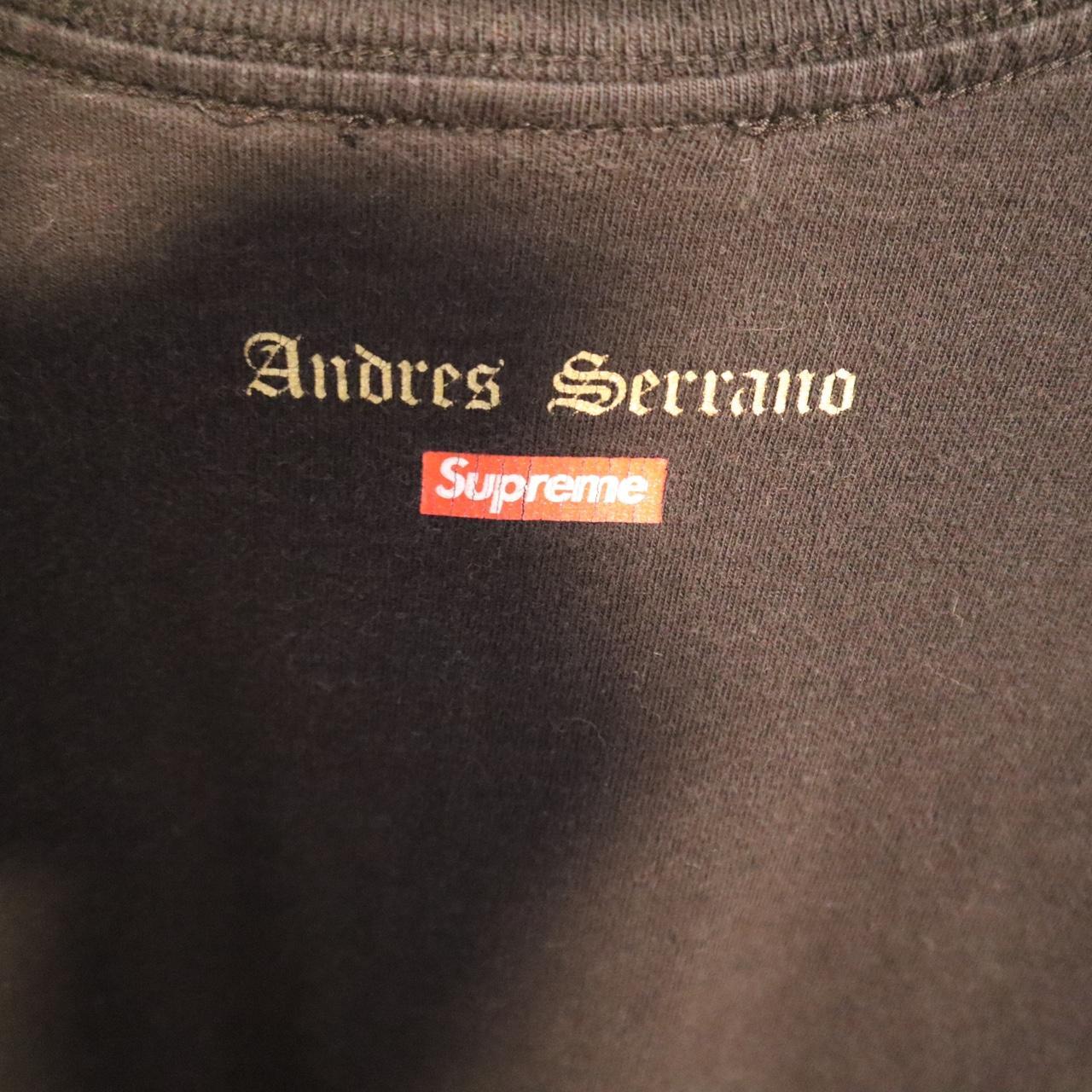 Supreme Andres Serrano collab piss Christ tee medium... - Depop