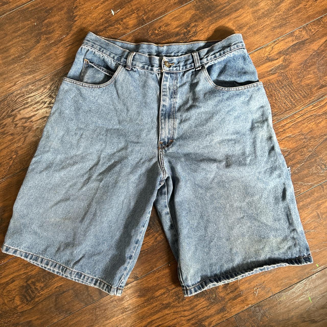 jorts in great condition size 34 13 inch rise... - Depop