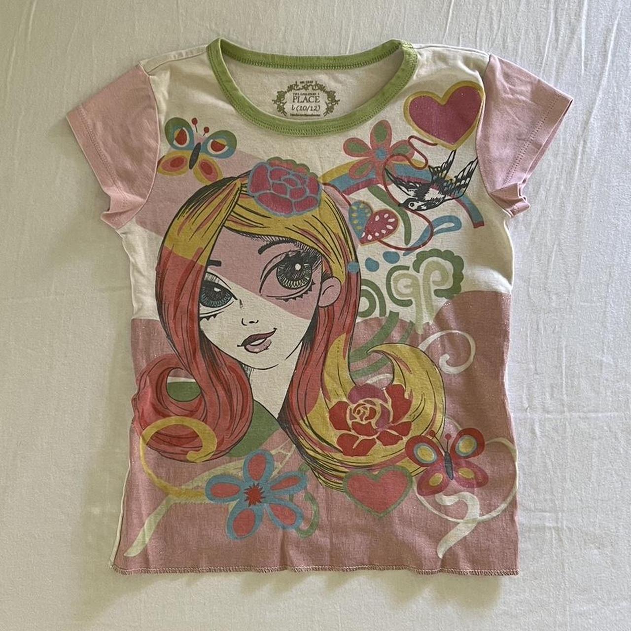 VTG Kid Core Y2K Design Baby Tee FITS XS/S... - Depop