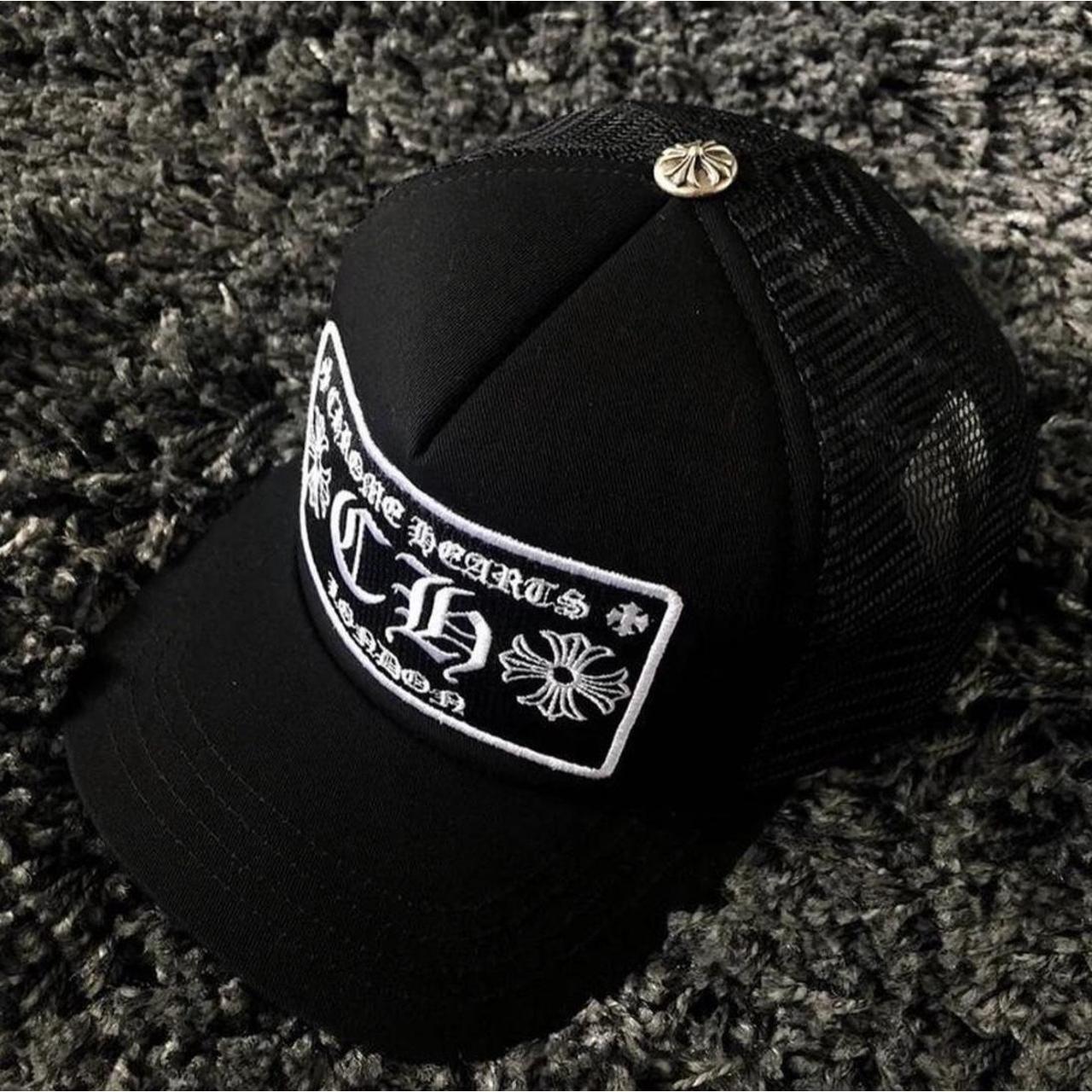 Chrome Heart Trucker Hat One Size - Depop