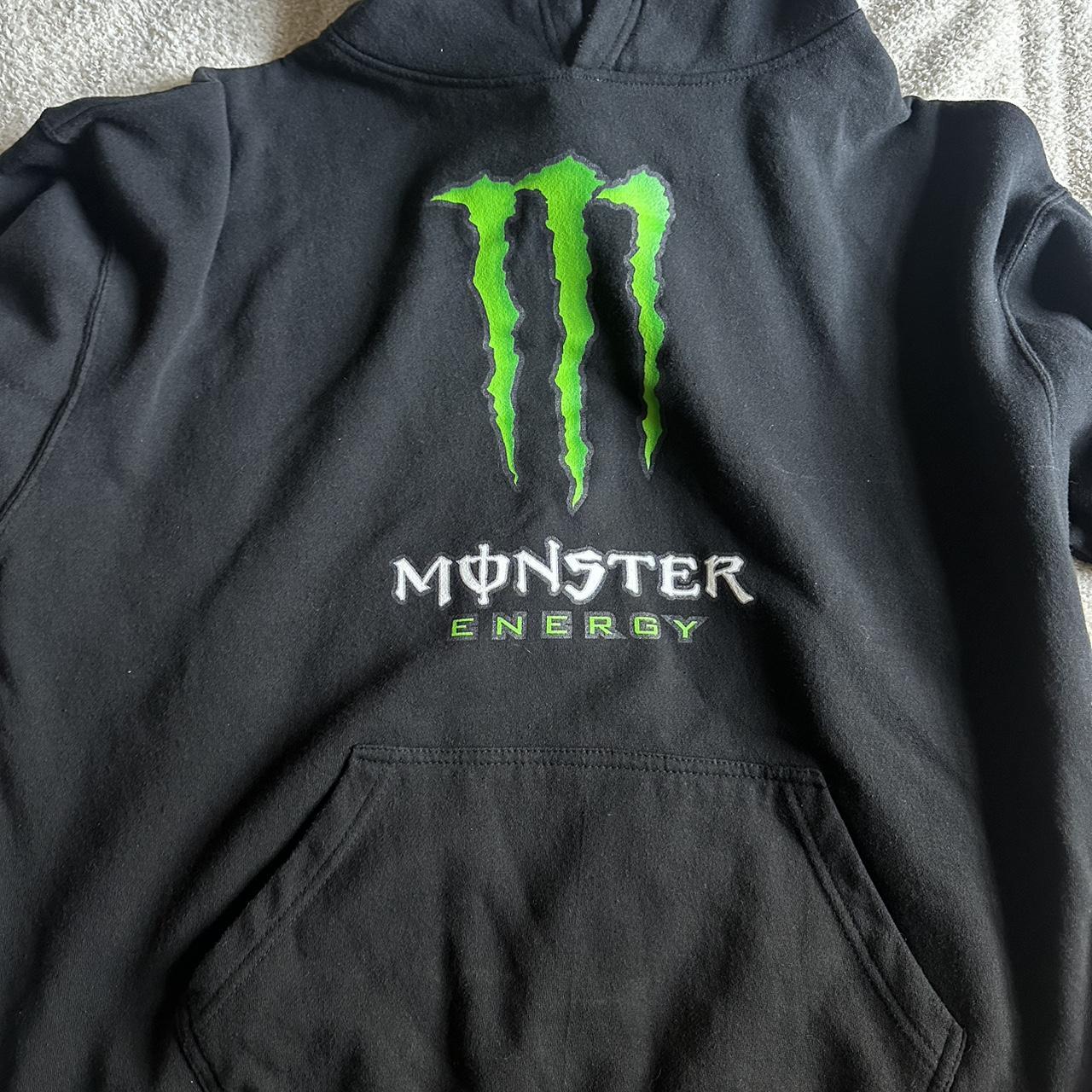 Black Monster Energy hoodie Cozy fit - Depop