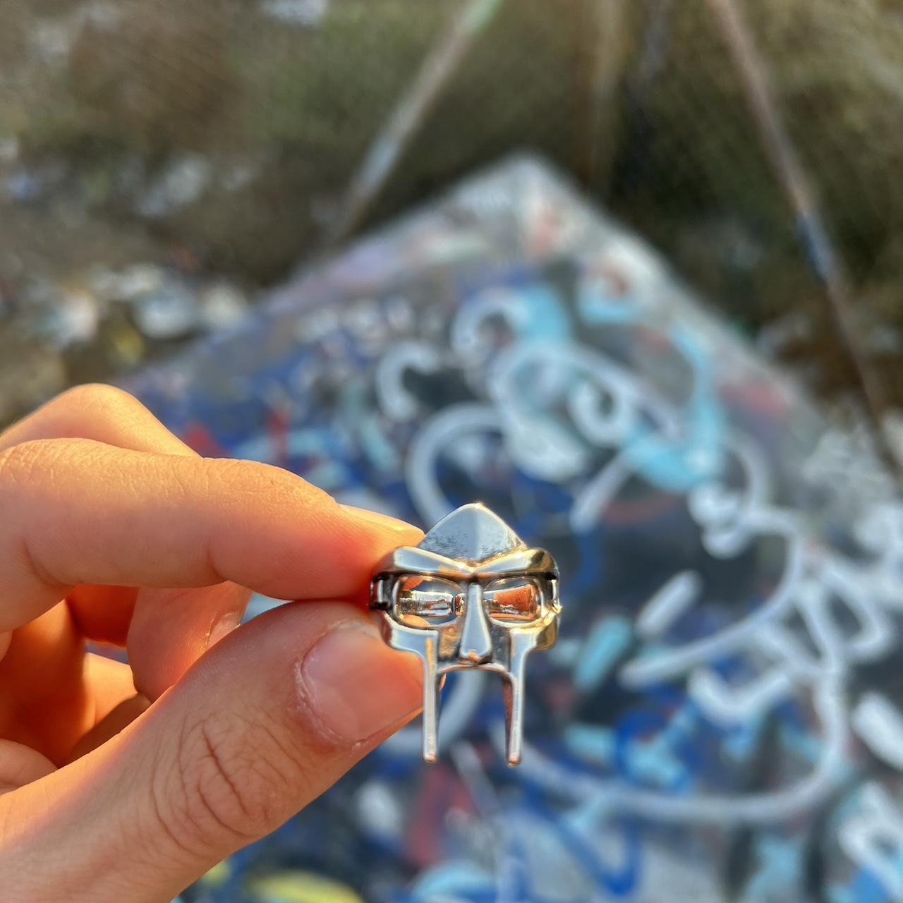 Vintage MF Doom Mask Ring -Bold and iconic, this... - Depop