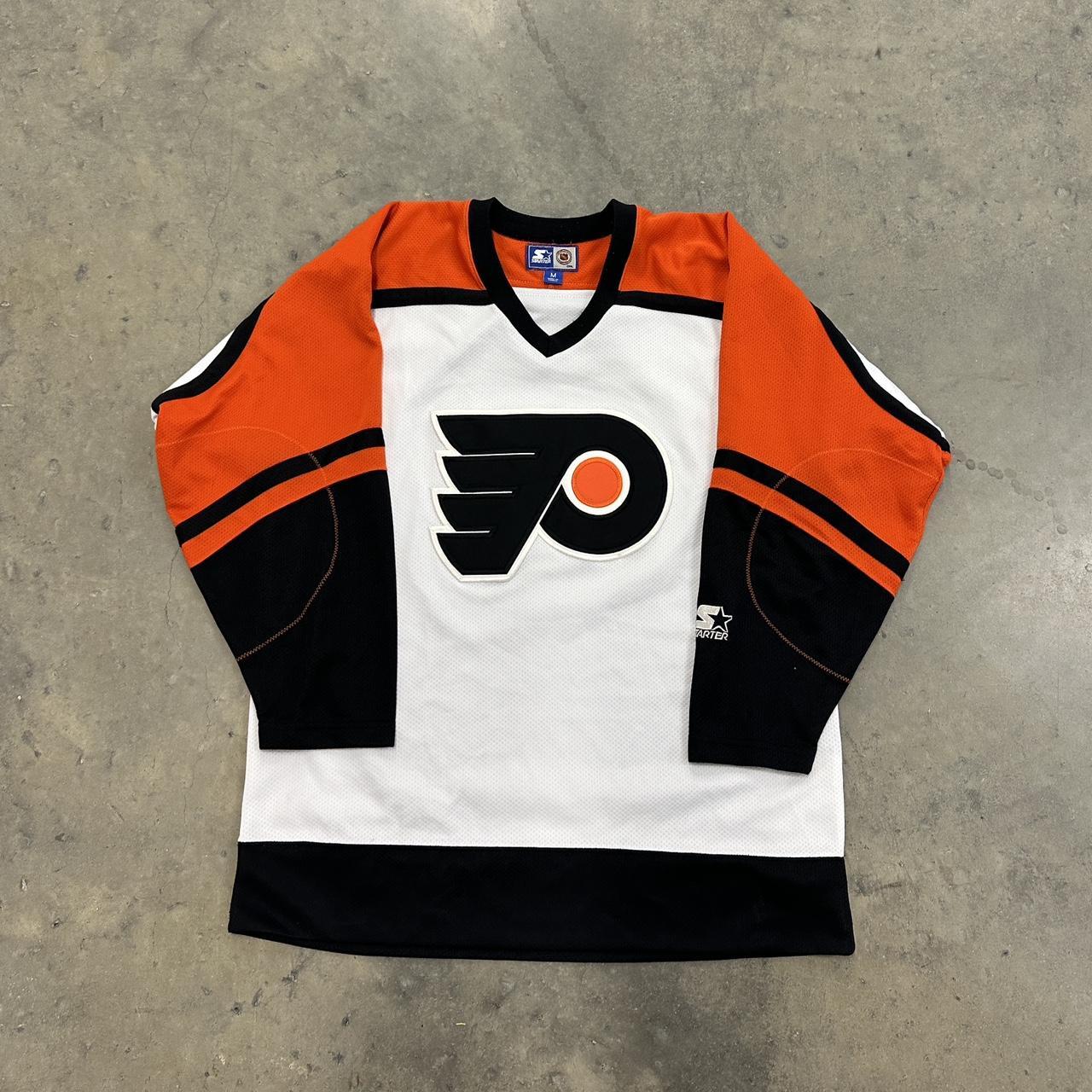 Vintage 90s Starter Philadelphia Flyers hockey... - Depop