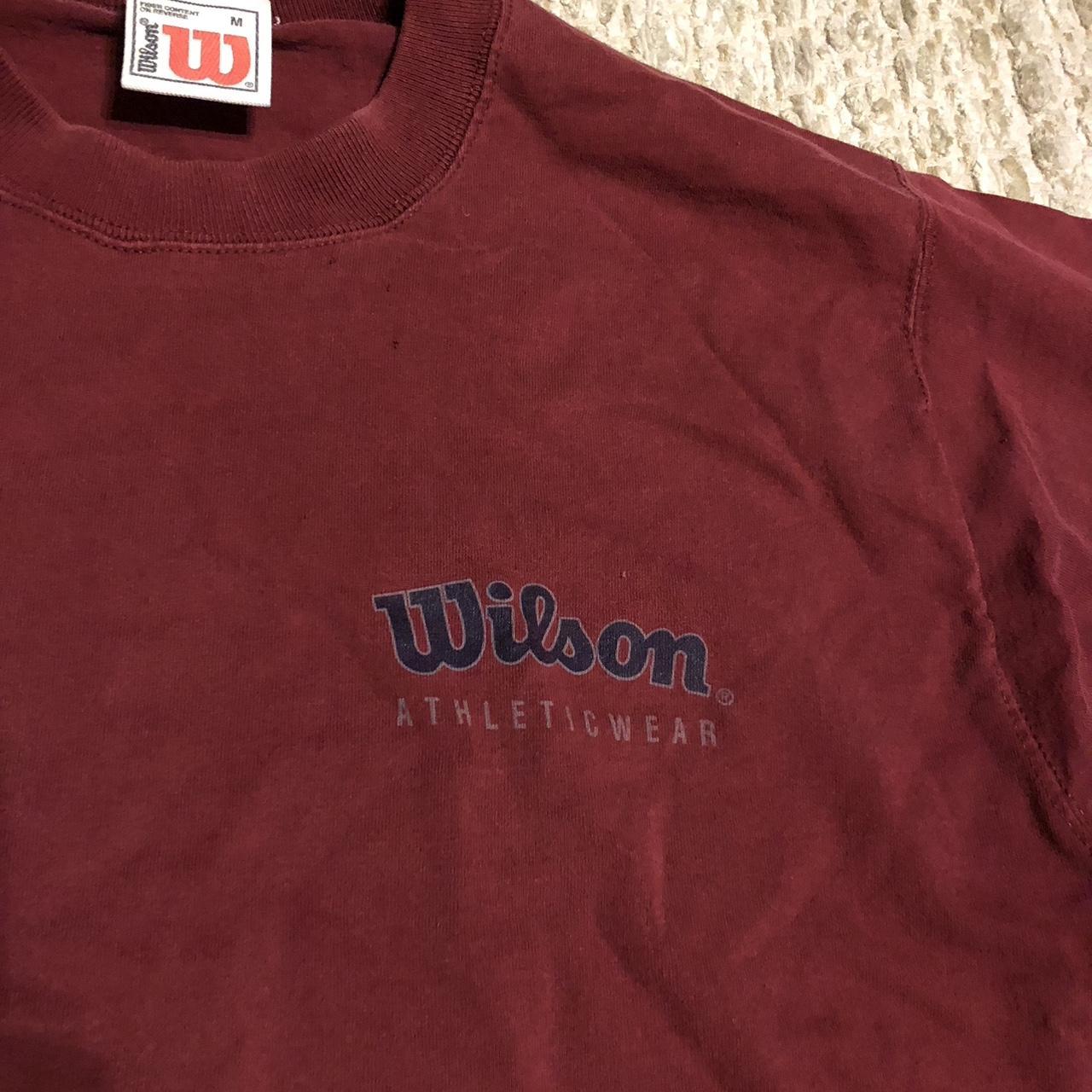 Vintage Made in USA Wilson Athleticwear Tee... - Depop