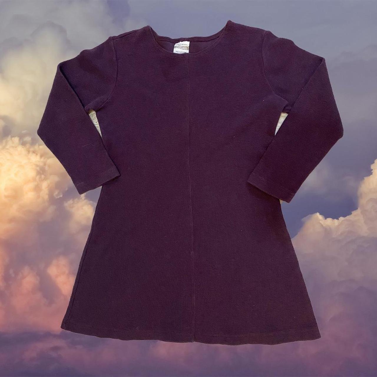 whimsigoth deep purple mini - midi dress ♡ The... - Depop