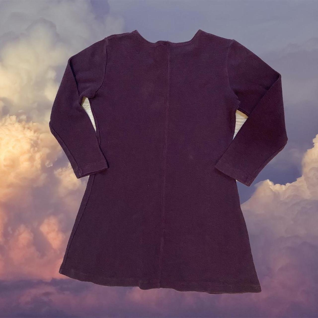 whimsigoth deep purple mini - midi dress ♡ The... - Depop