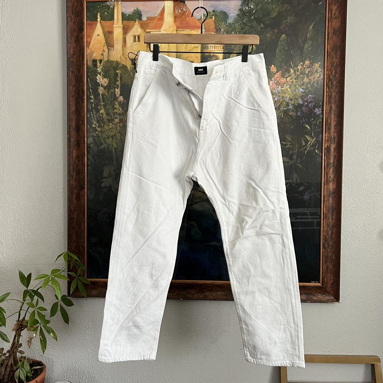 EDWIN WHITE JEANS - Depop