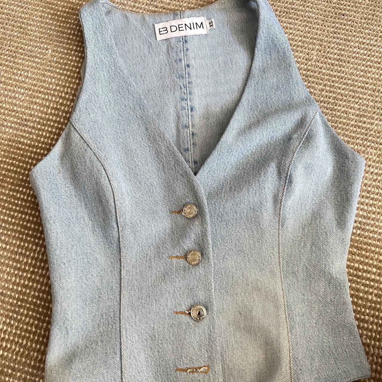 EB denim vest - Depop