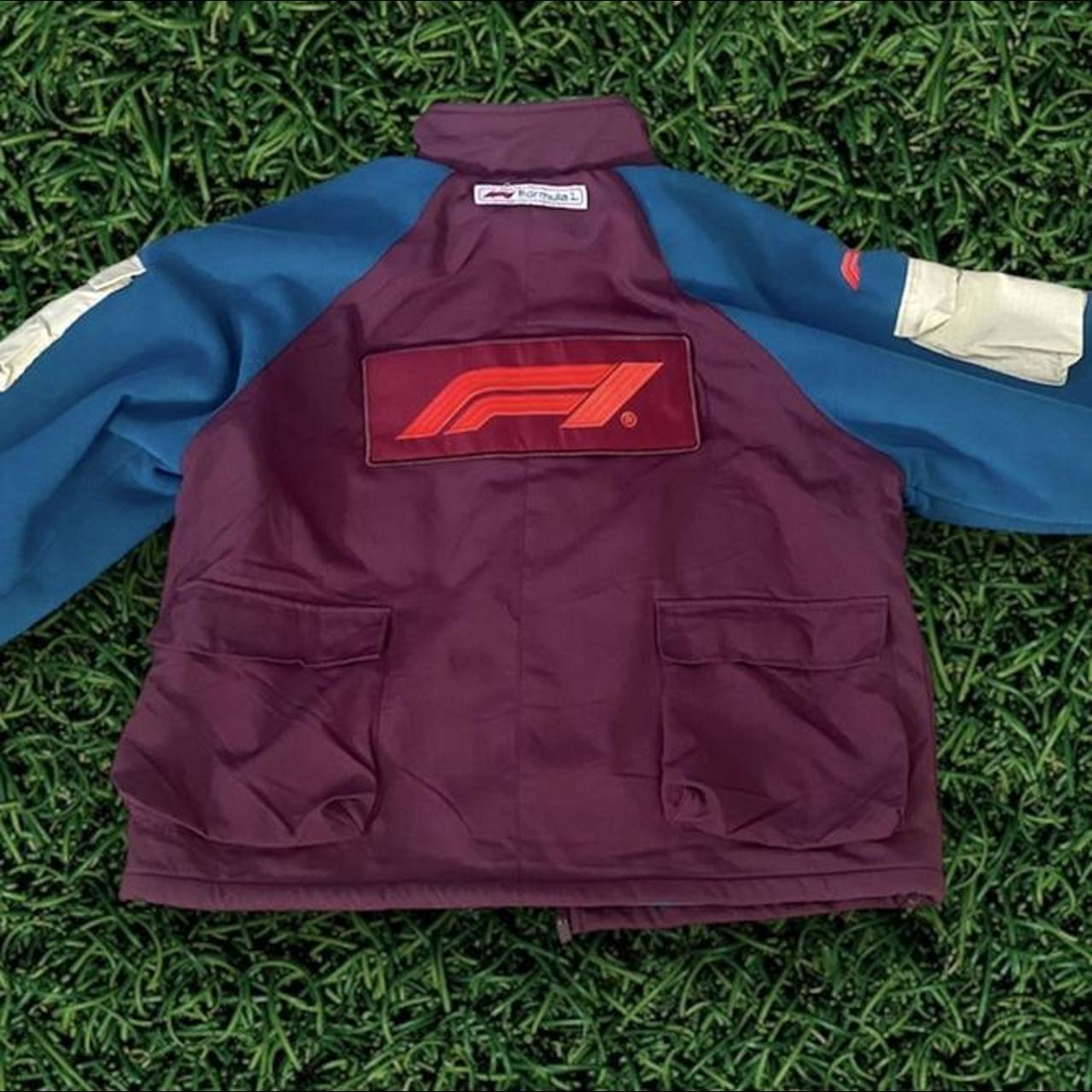 Formula 1 Jacket Clean cut design with a cohesive... - Depop