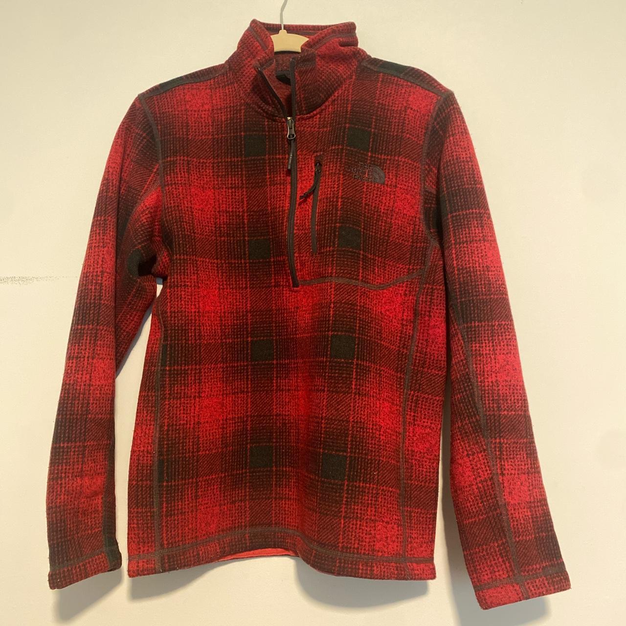 North Face Half-Zip Fleece Great condition - Depop