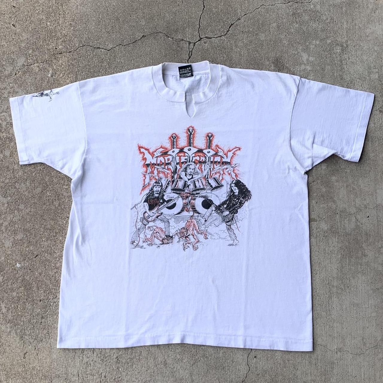 Vintage 1994 Mortification death metal U.S. tour... - Depop