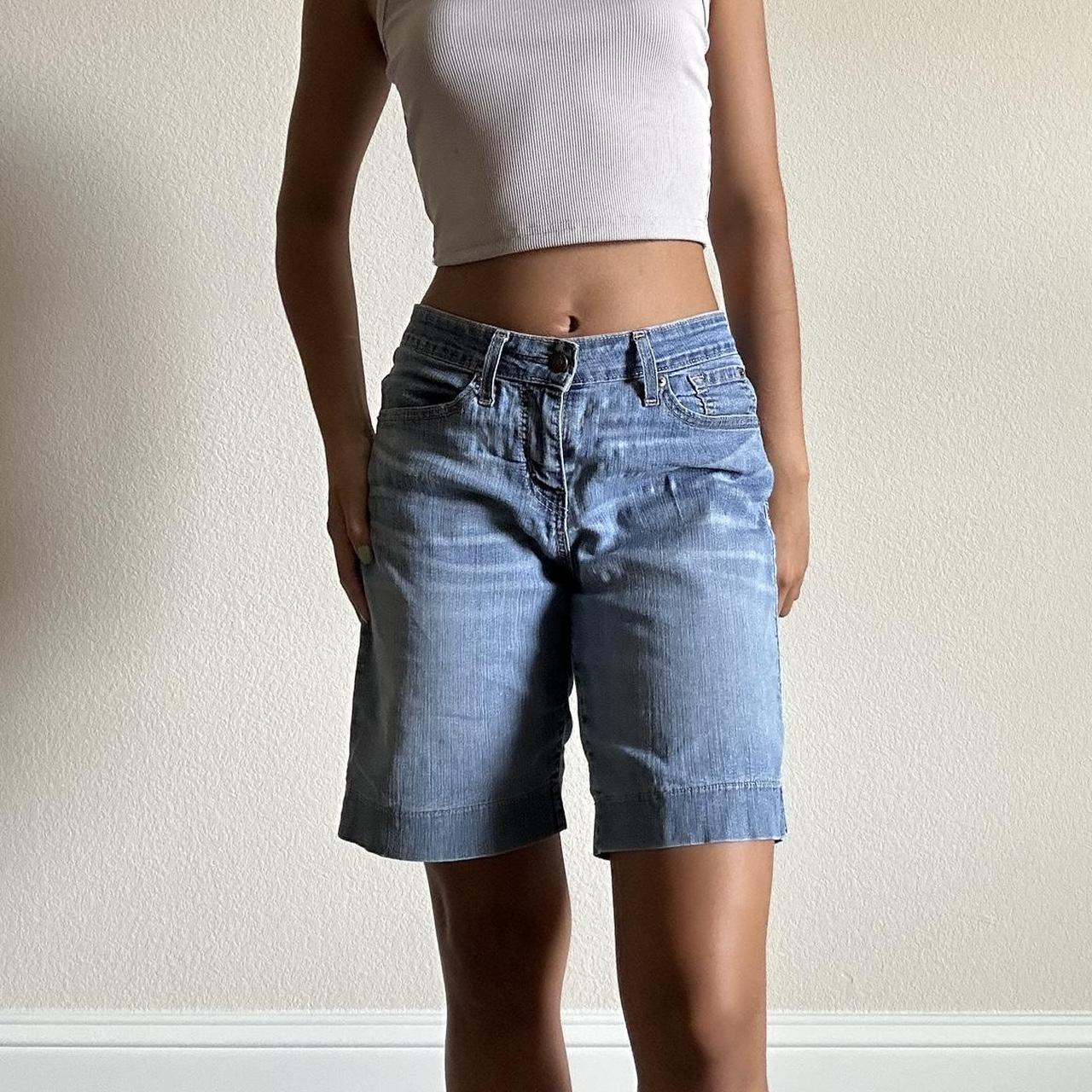 levi’s shorts 🫐 labeled size 10 for reference i’m... - Depop