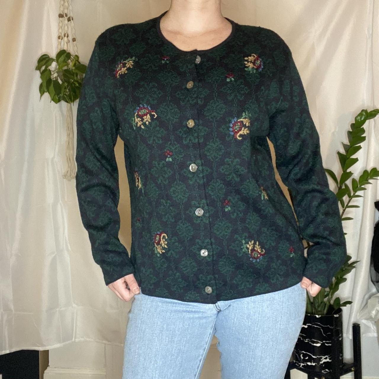 Vintage embroidered sweater. Beautiful vintage... - Depop