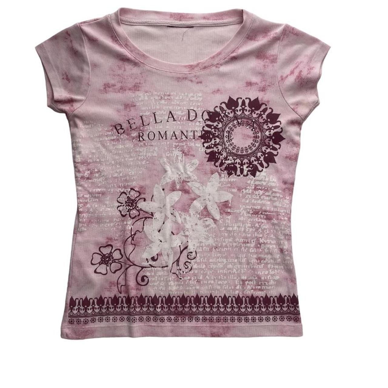 Vintage pink dye tee shirt Elevates an outfit so... - Depop