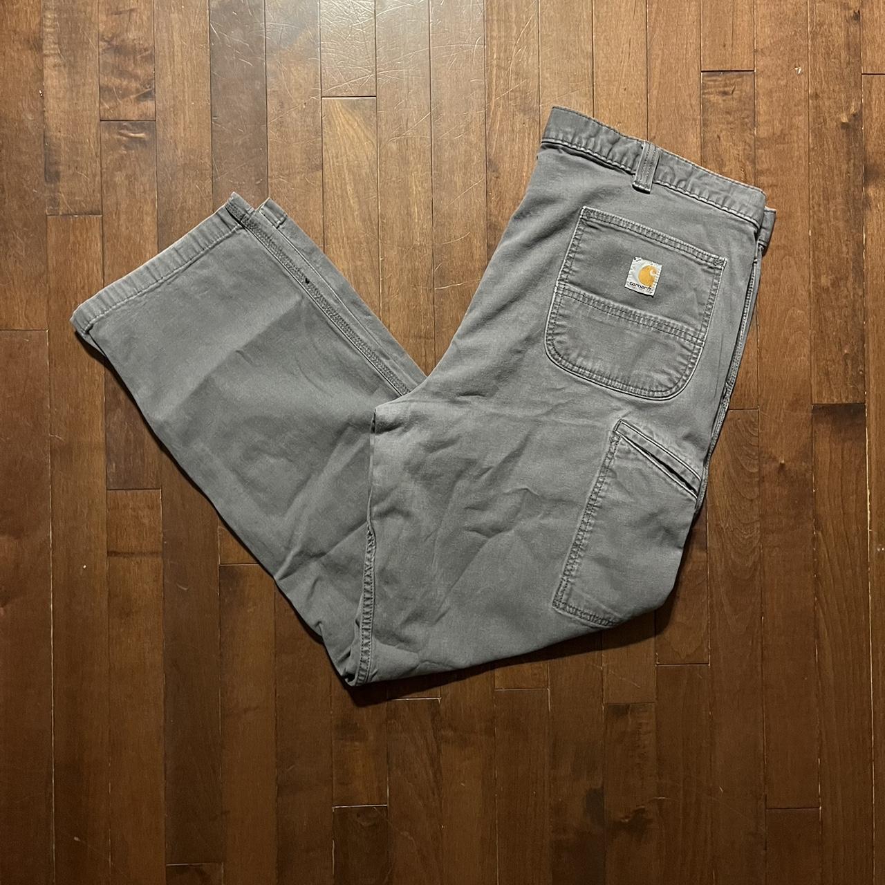 grey carhartt pants size 40 W 32 L - Depop