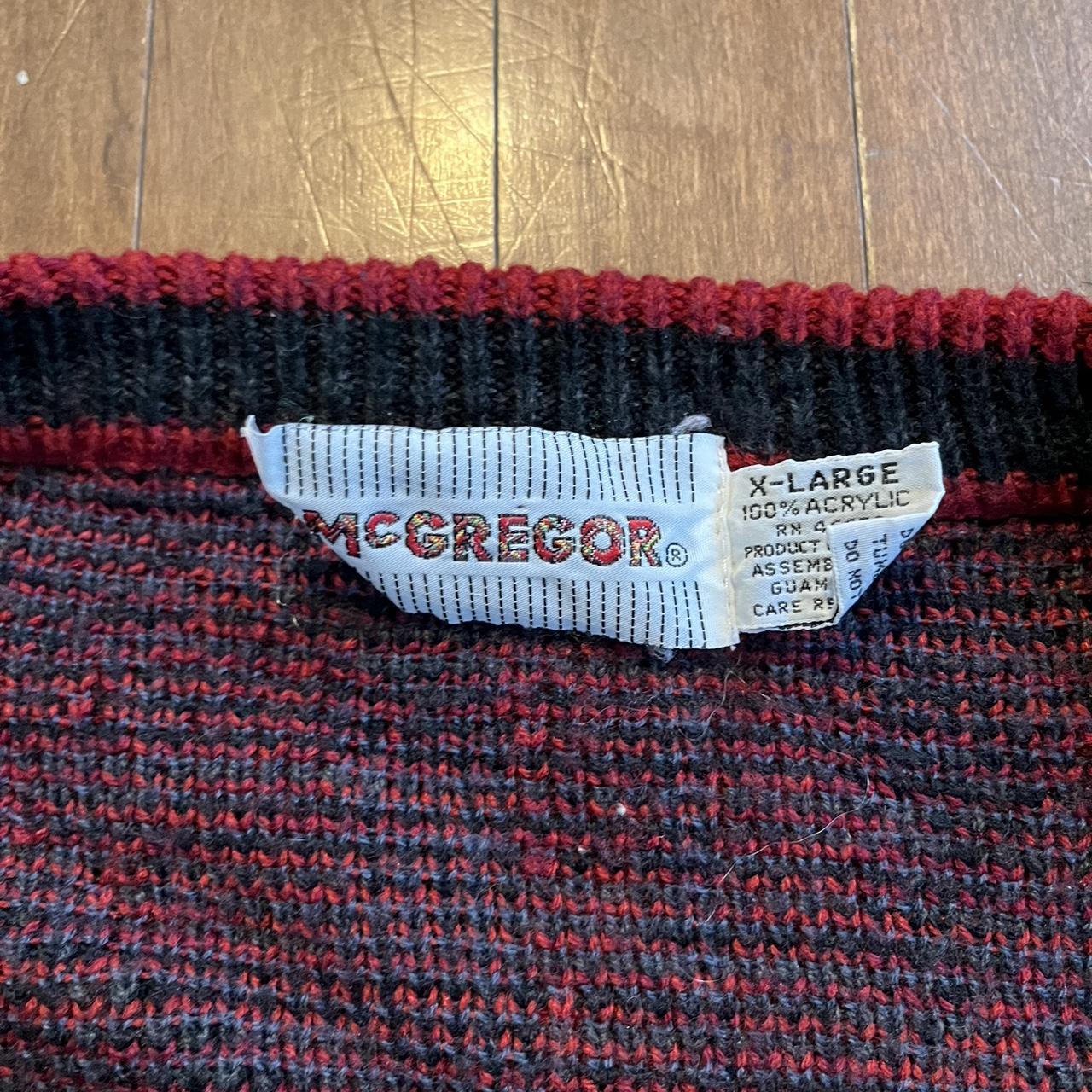 super awesome mcgregor cardigan size xL crazy... - Depop