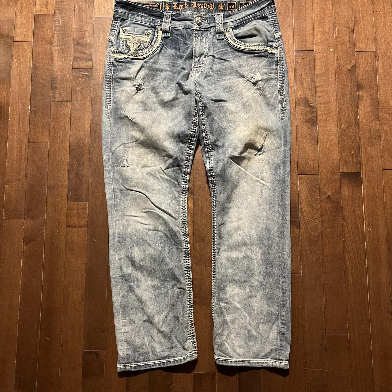 Y2K rock and revival pants size 33 super dope... - Depop