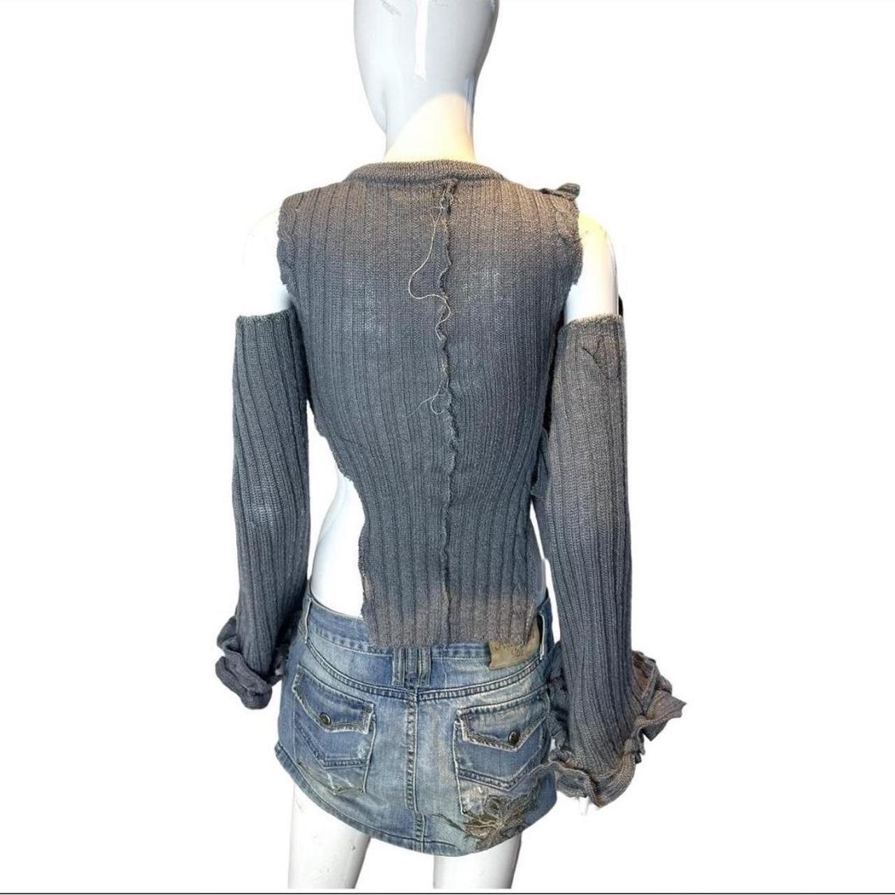 Completely reworked 100% wool vintage chunky jumper... - Depop