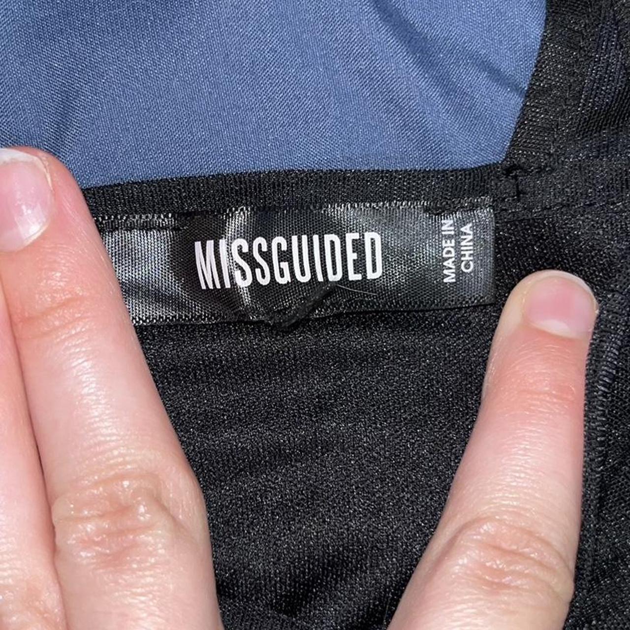 Black Long Sleeve Going Out Top from Missguided size... - Depop