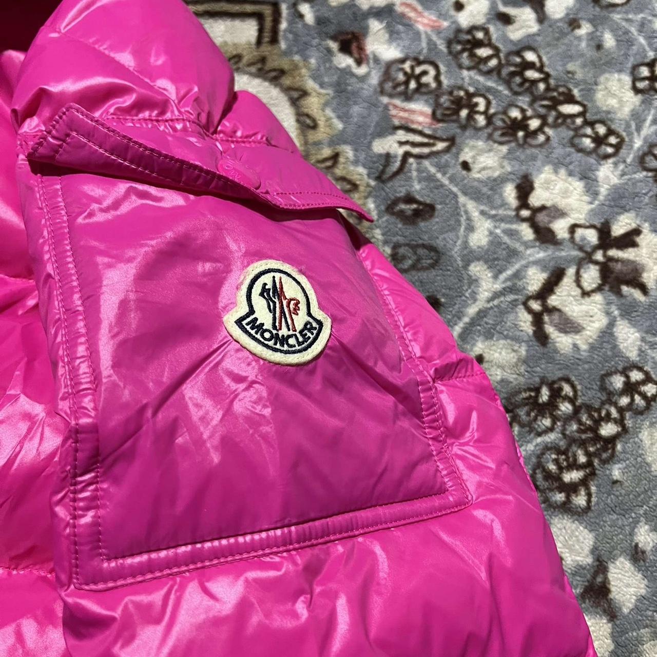 Moncler Maya Jacket Pink Colour NFC Scannable Size L... - Depop