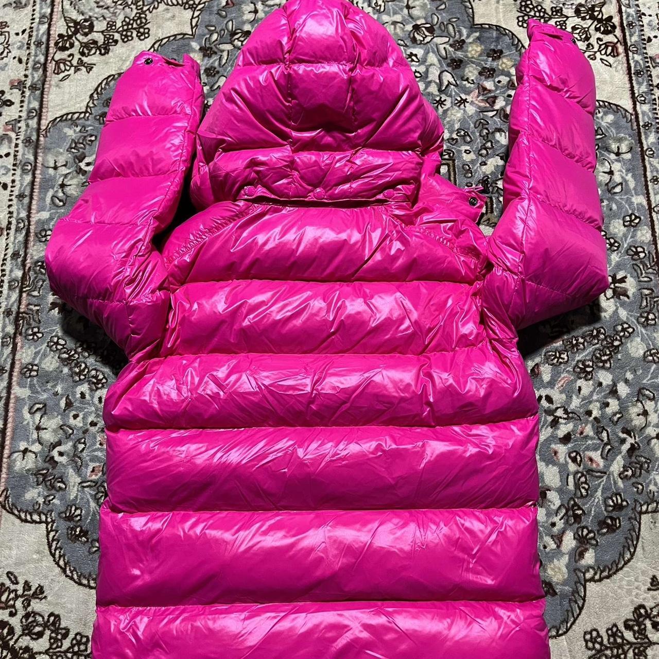 Moncler Maya Jacket Pink Colour NFC Scannable Size L... - Depop