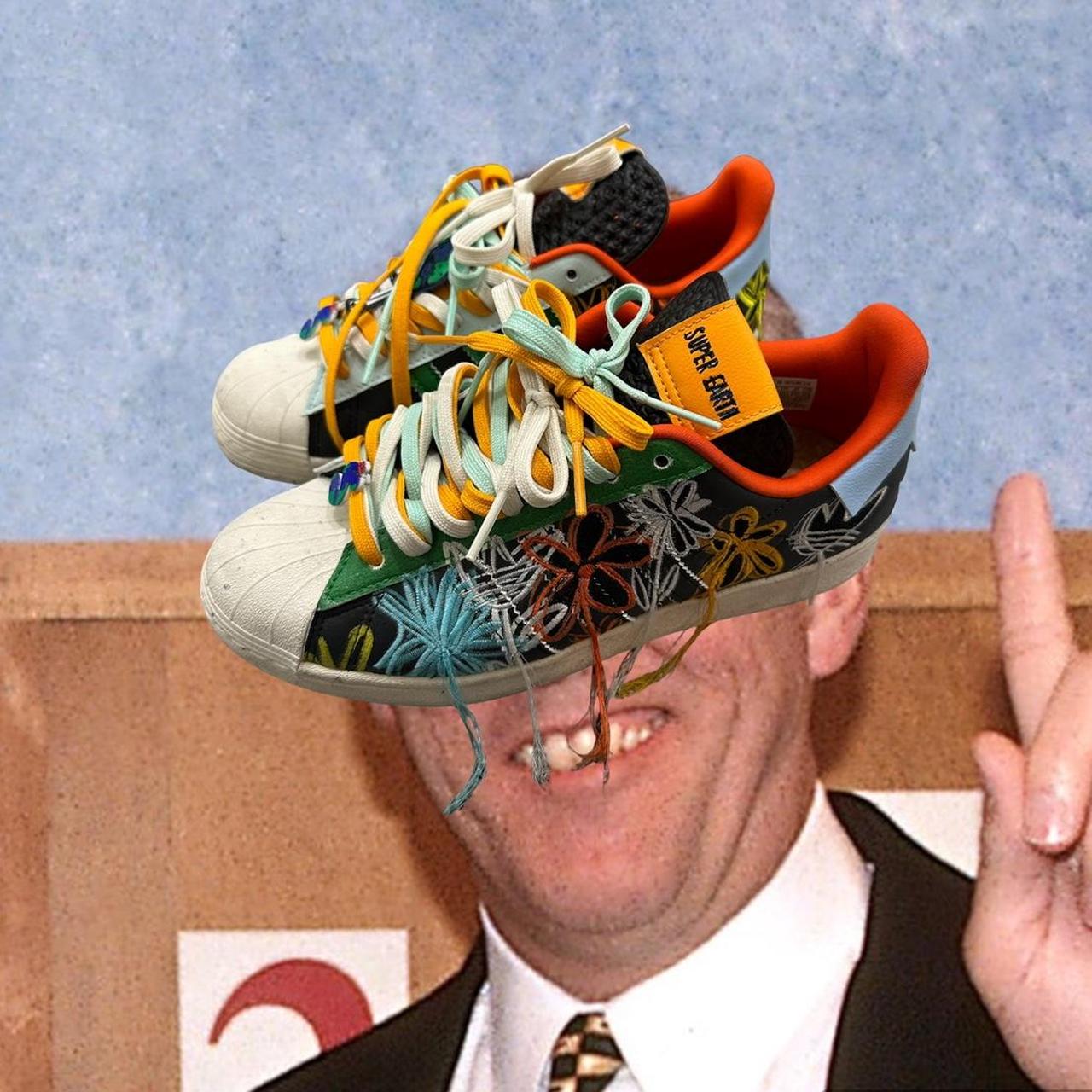 ADIDAS x SEAN WOTHERSPOON SHELL TOE SIZE 9 - Depop