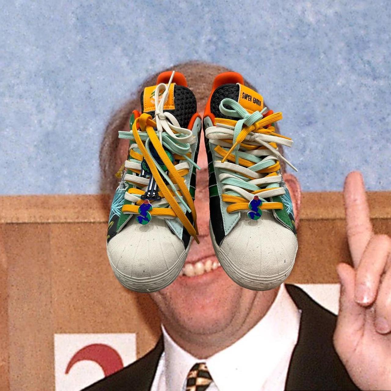 ADIDAS x SEAN WOTHERSPOON SHELL TOE SIZE 9 - Depop