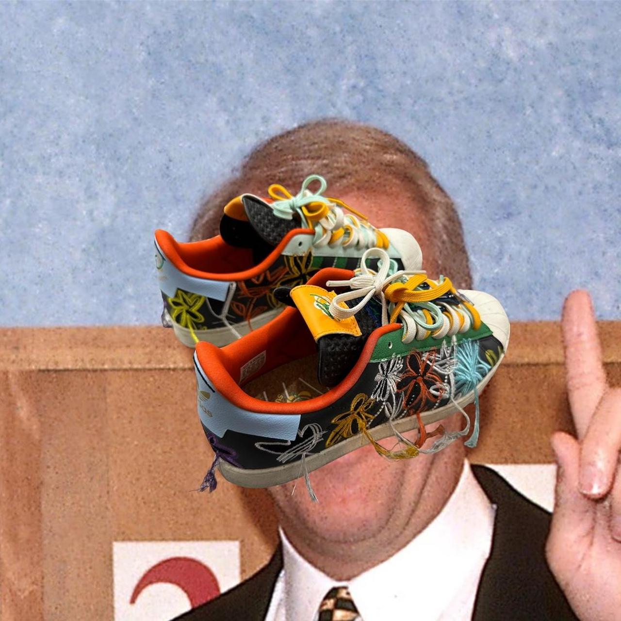 ADIDAS x SEAN WOTHERSPOON SHELL TOE SIZE 9 - Depop