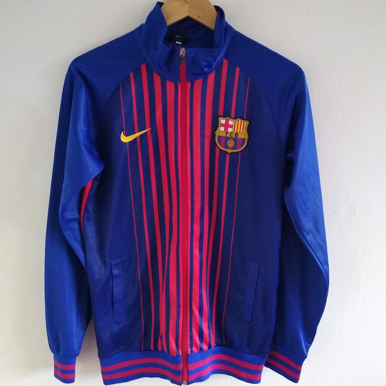 Nike Men's Red and Blue Jacket | Depop