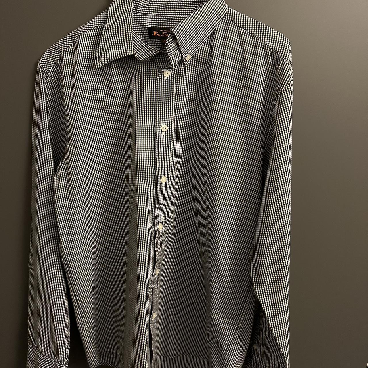 Ben Sherman checkered shirt, Size Medium. Hardly... - Depop