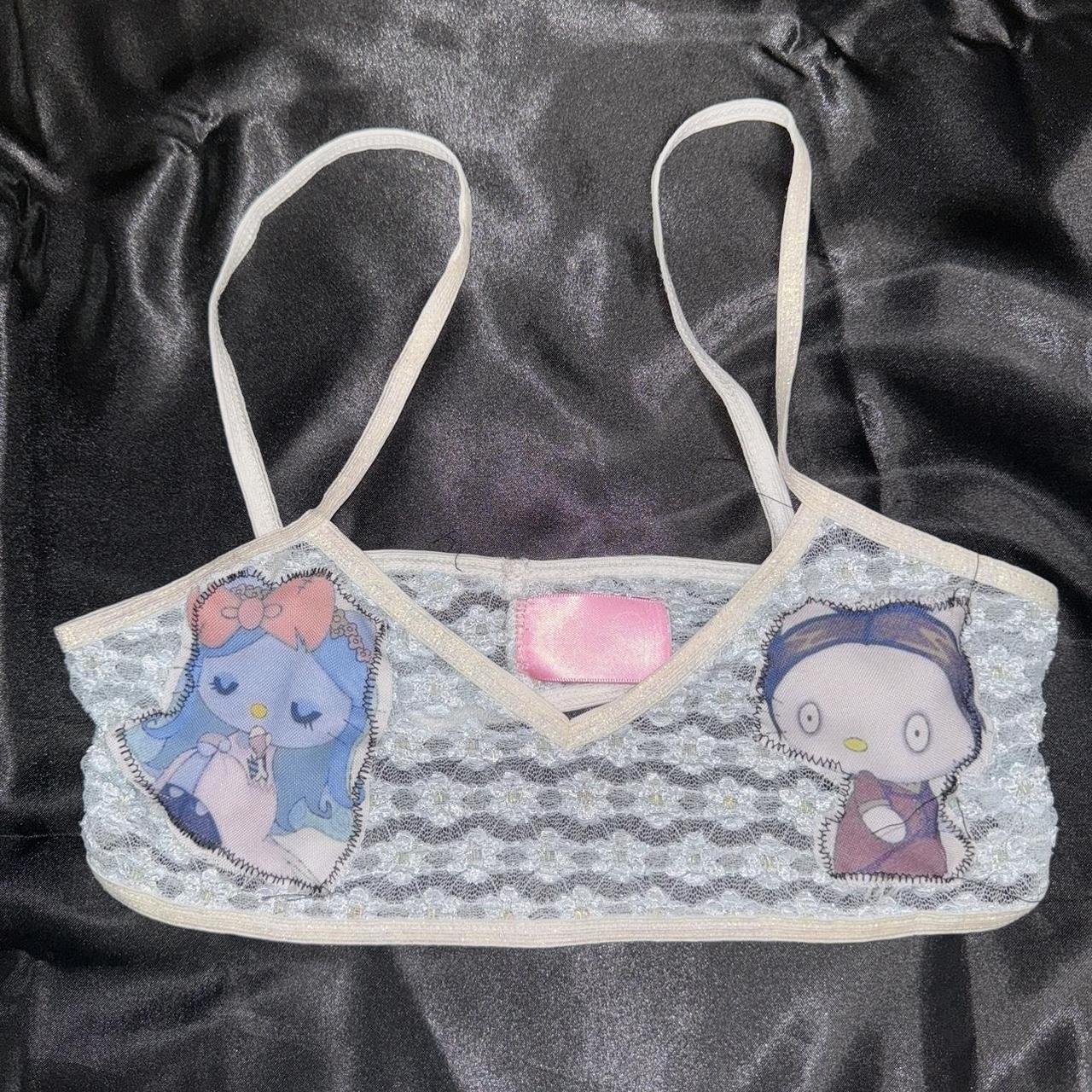 Corpse bride kitties bra Gothspit x Bunny Holiday... | Depop