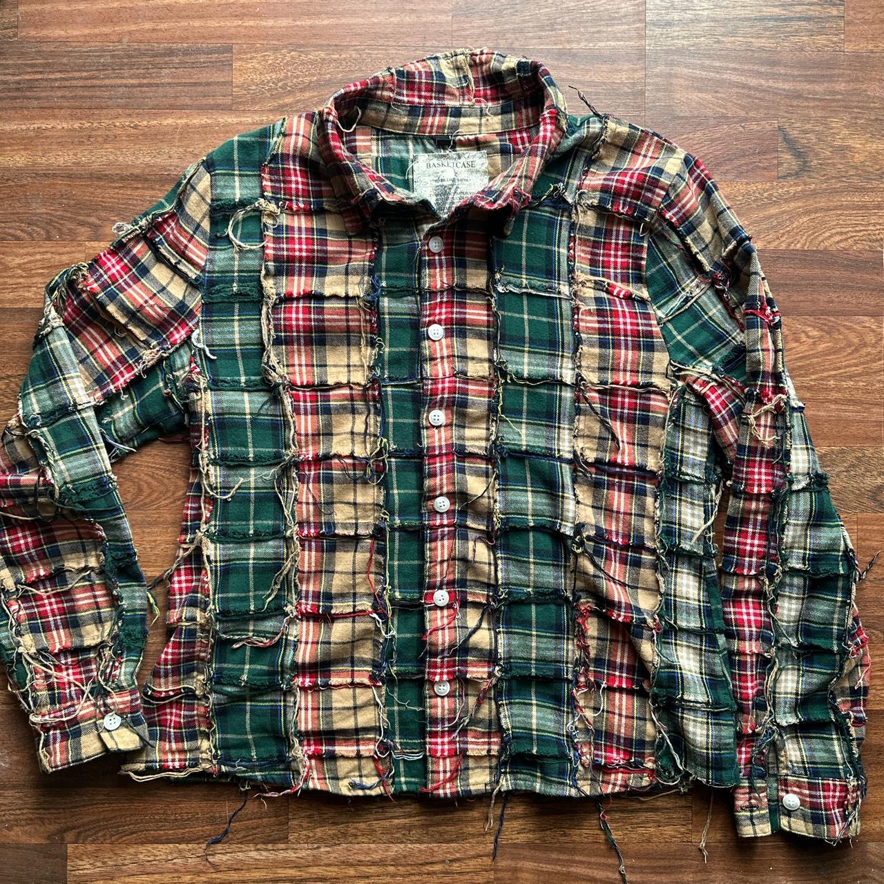 BasketCase gallery “ distressed flannel” Quality... - Depop