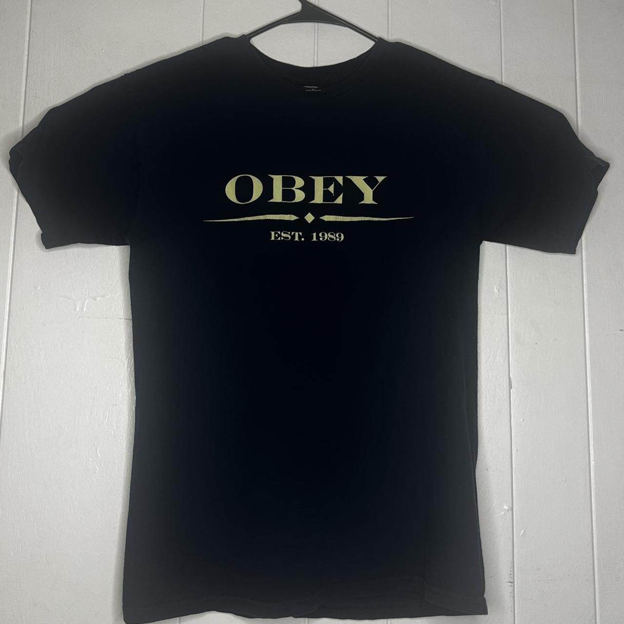 - Vintage Obey est. 1989 Shirt - T-Shirt. Obey... - Depop