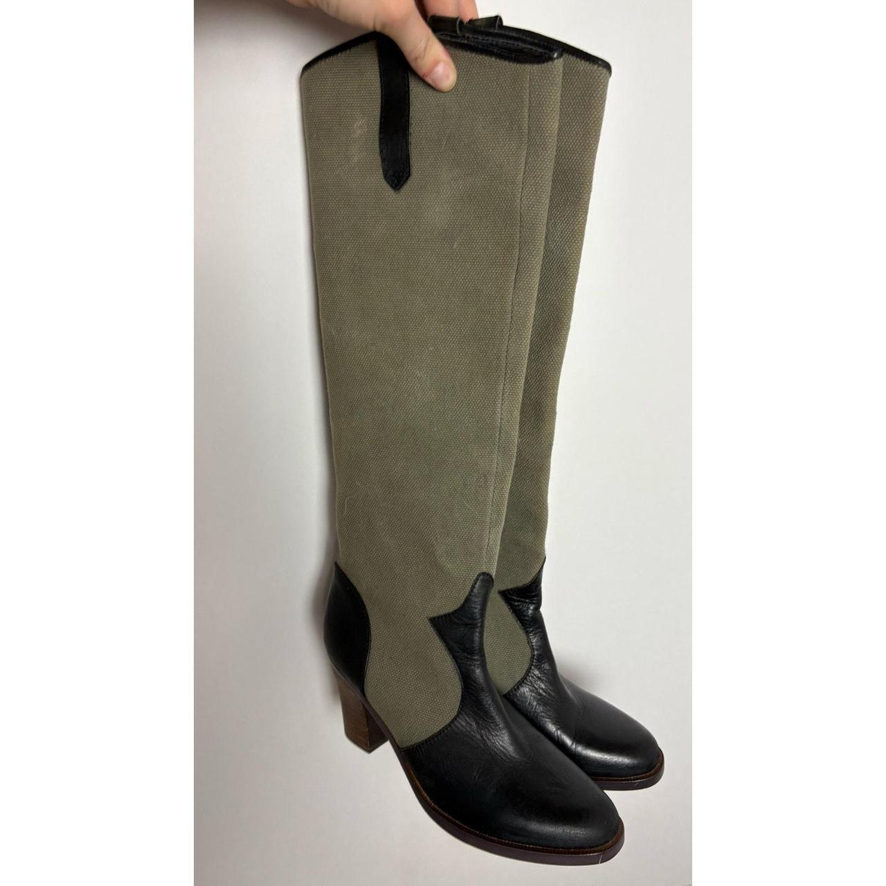 Faryl Robin for Free People Tall Boots in Tan and... | Depop